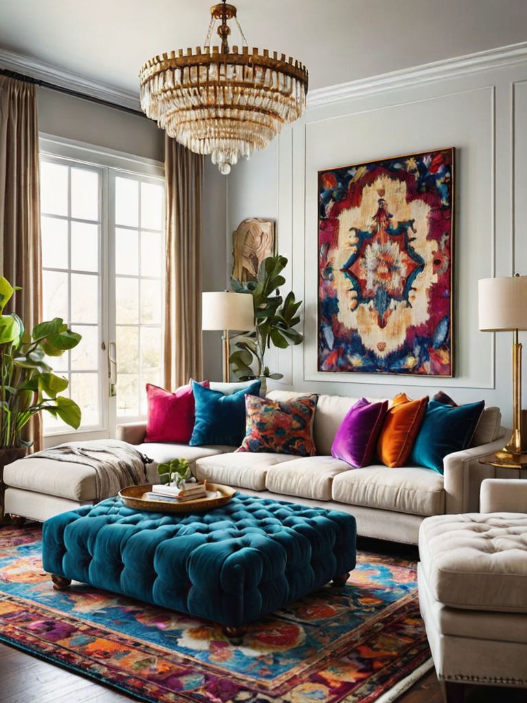 Crafting a Vibrant Living Room: Infuse Personality with Bold Colors and ...