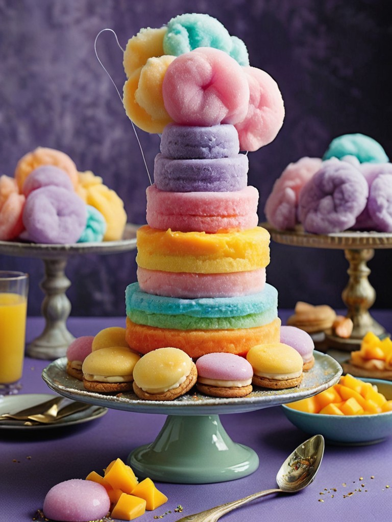Cotton Candy Clouds: A Whimsical Dessert Creation | aulivin.com
