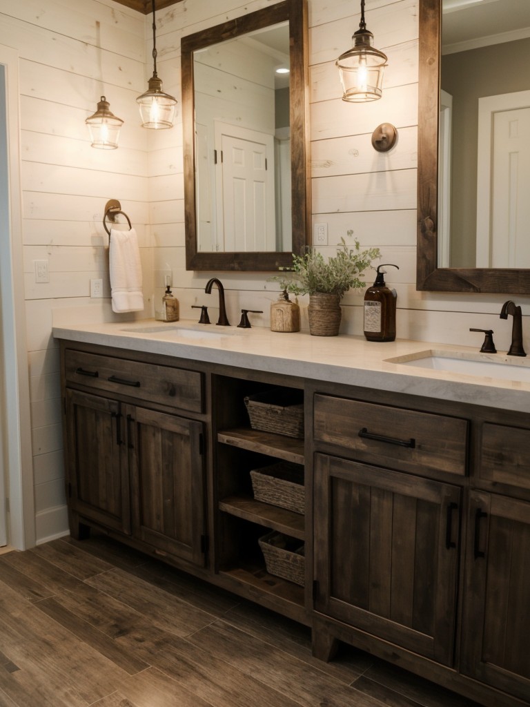 Creating a Cozy Rustic Bathroom Retreat: Natural Materials and Farmhouse DÃ©cor | aulivin.com