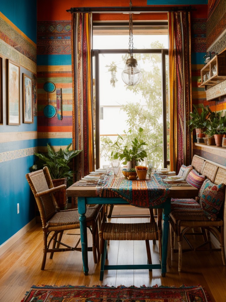 A Bohemian Feast: Unleashing Creativity in your Dining Room | aulivin.com
