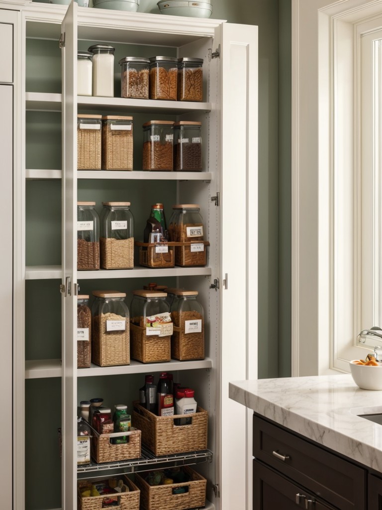 Organize your kitchen with these smart storage solutions. | aulivin.com